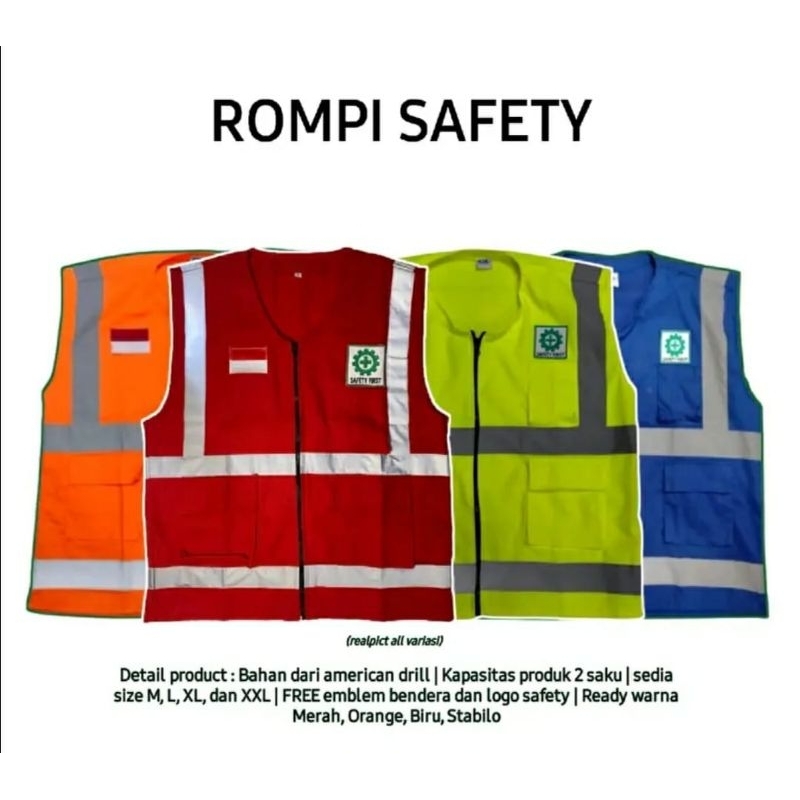 Jual ROMPI SAFETY ROMPI PEKERJA | Shopee Indonesia