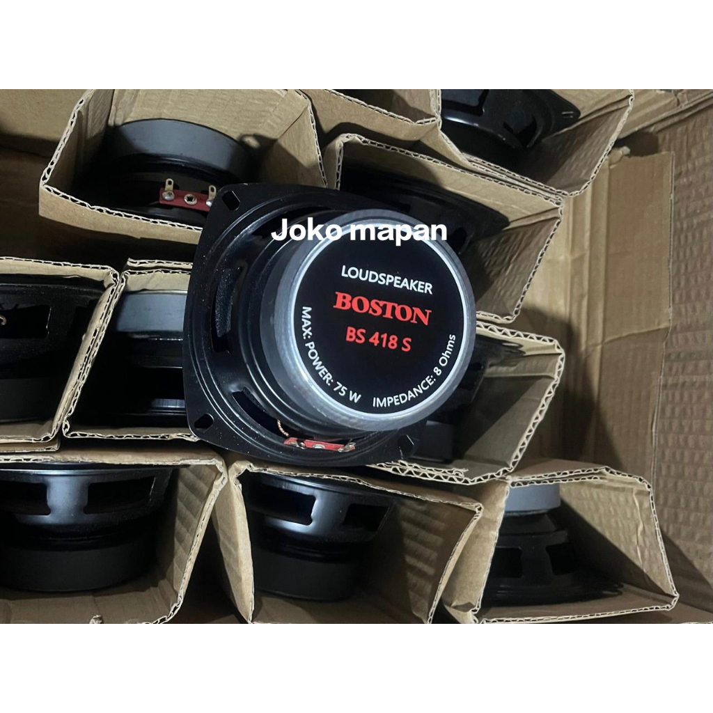 Jual speaker komponen 4" 4 inch 8 ohm 75 watt boston/4" Polytron 4ohm ...