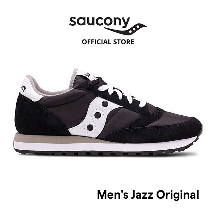 Jual Sepatu Lifestyle Pria SAUCONY Shoes Men's Jazz Original - Black ...
