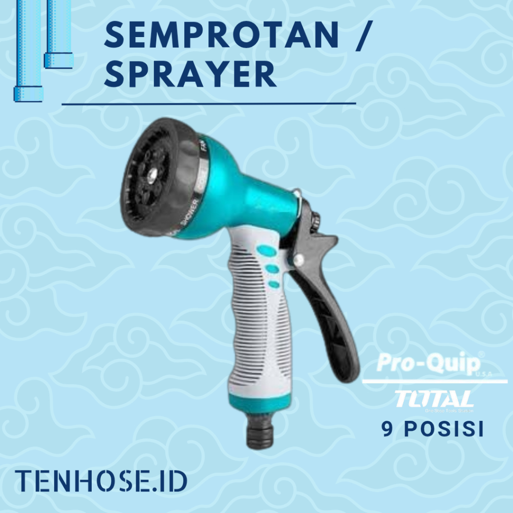 Jual Semprotan Selang Air Sprayer Selang Air 9 Posisi TOTAL ( Kualitas ...