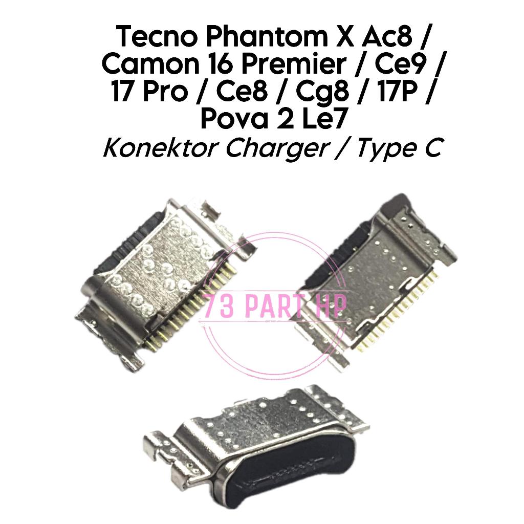 Jual Konektor Charger Only Tipe C Tecno Phantom X AC8 / Camon 16 ...