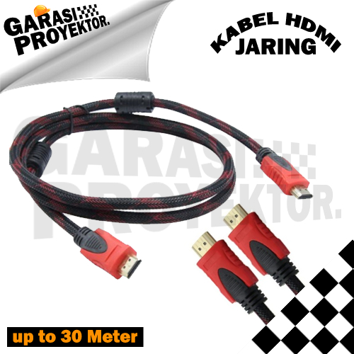 Jual Kabel HDMI Jaring Berkualitas 15 Meter 20 Meter 25 Meter 30 Meter | Shopee Indonesia