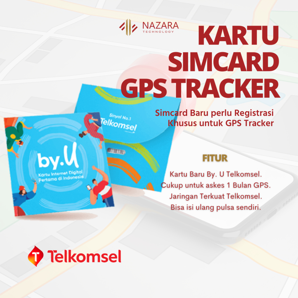 Jual KARTU BY U KHUSUS GPS MASA AKTIF SELAMANYA | Shopee Indonesia