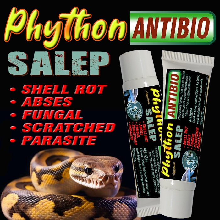 Jual PHYTON ANTIBIO SALEP OBAT PENYAKIT KULIT ULAR PITON GTP SANCA ...