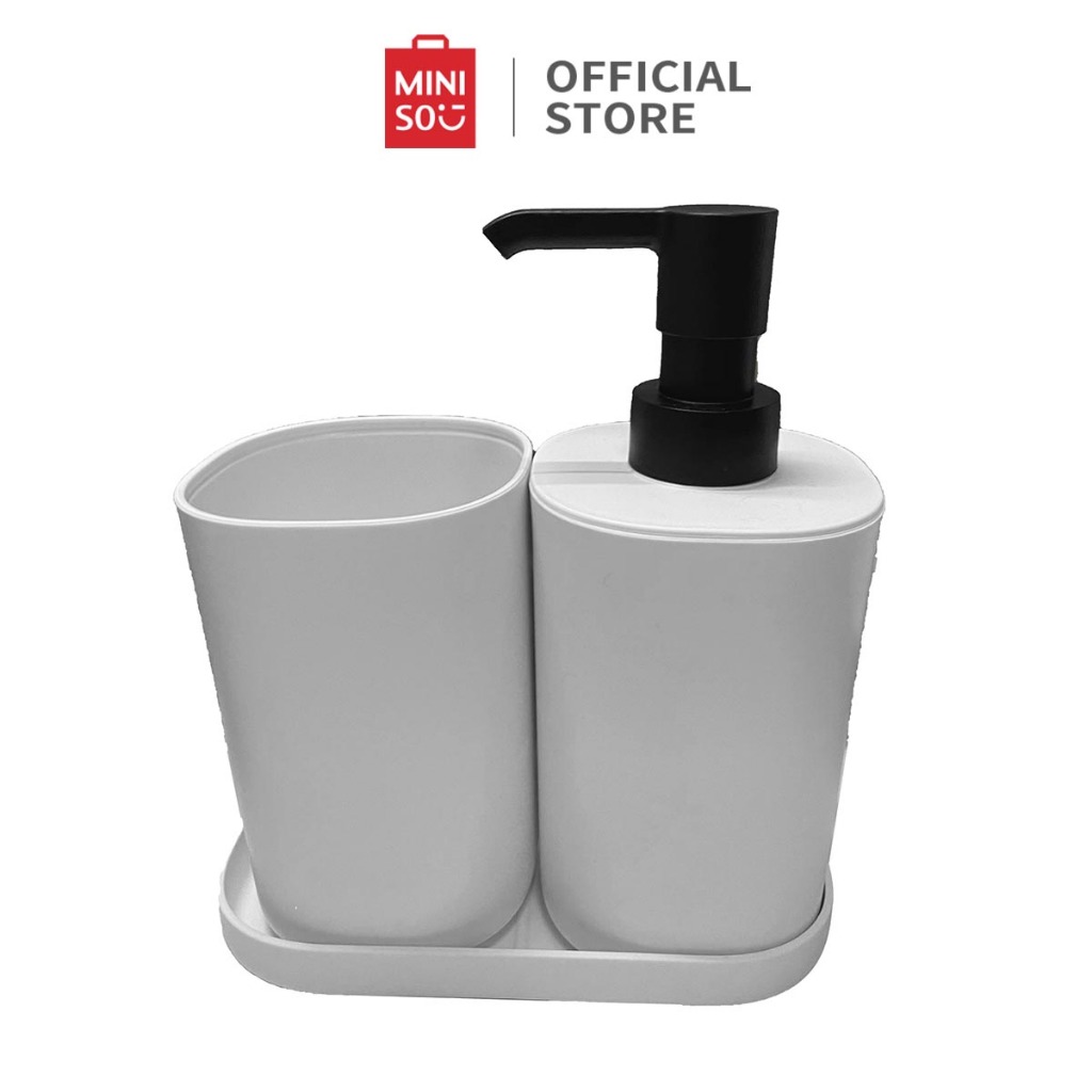 Jual Miniso X Simple Bathroom Set 3Pcs Kamar Mandi Tempat Sabun ...