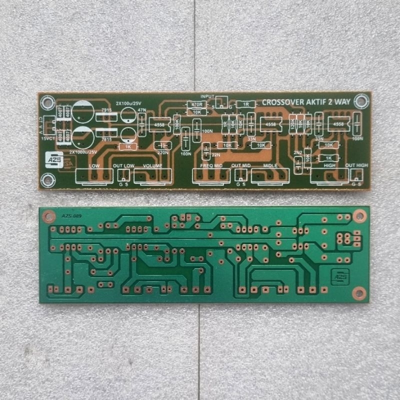 Jual PCB Aktif Crossover 3 Way Low Mid High Pertinak 3 Way | Shopee ...