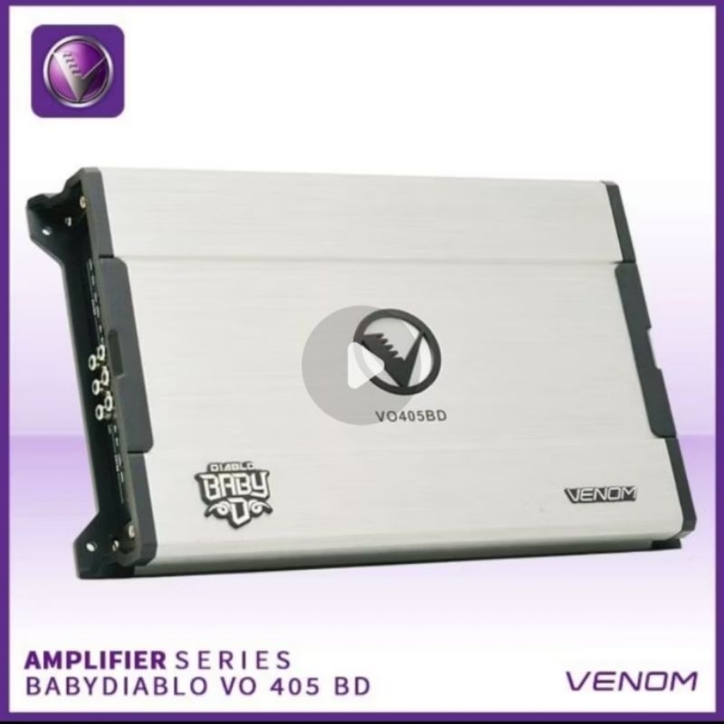 Jual Power 4 Channel Venom Baby VO415BD Power Audio Mobil DIABLO BABY ...