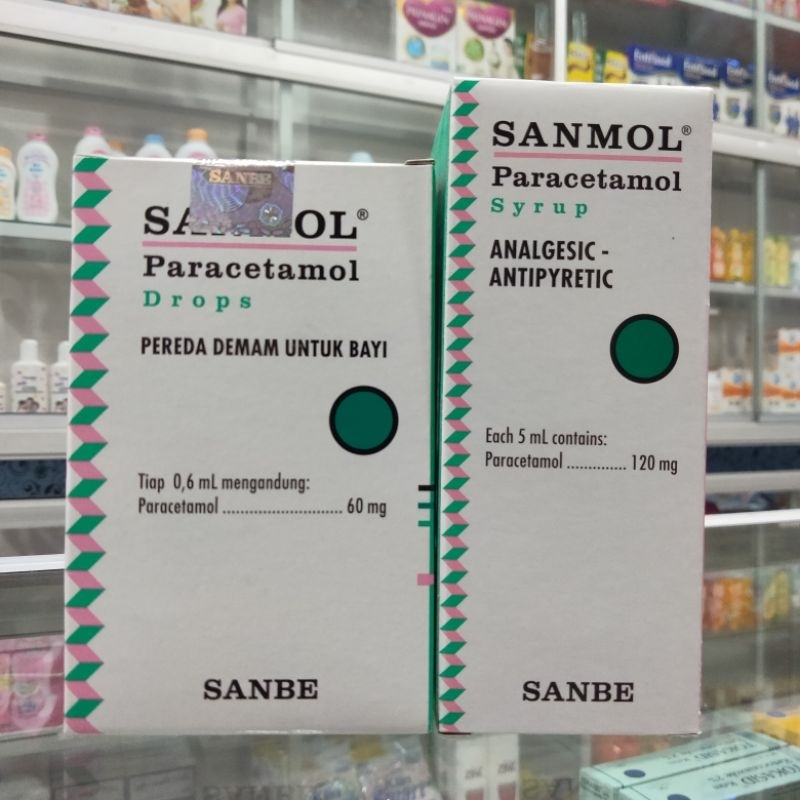 Jual SANMOL DROPS / SANMOL SYRUP PARACETAMOL | Shopee Indonesia