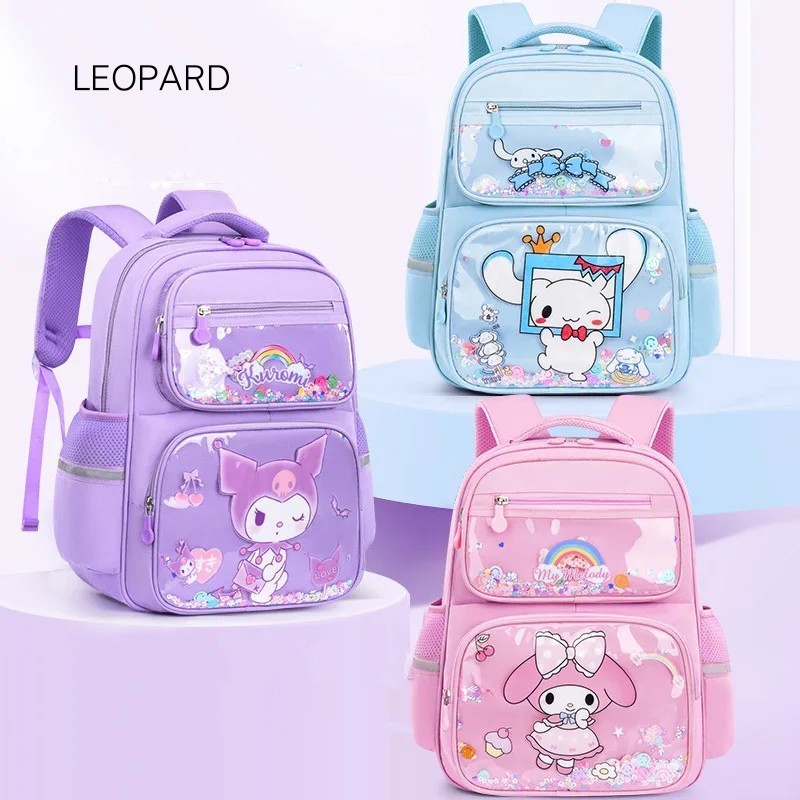 Jual Tas Ransel Anak Sekolah Perempuan Kuromi Bags Tas Sekolah SD, SMP Remaja Lucu Krakter ...
