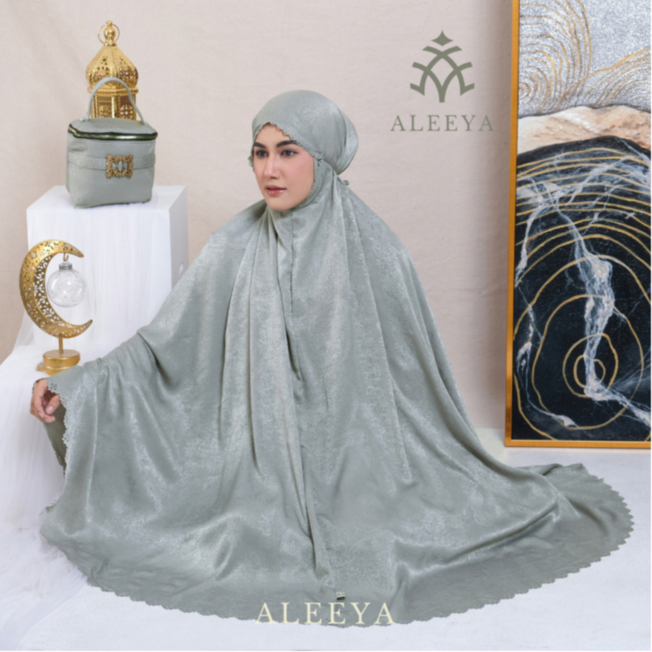 Jual HELLOALEEYA - Mukena Dewasa Santorini Silk 2in1 Alzena Series ...