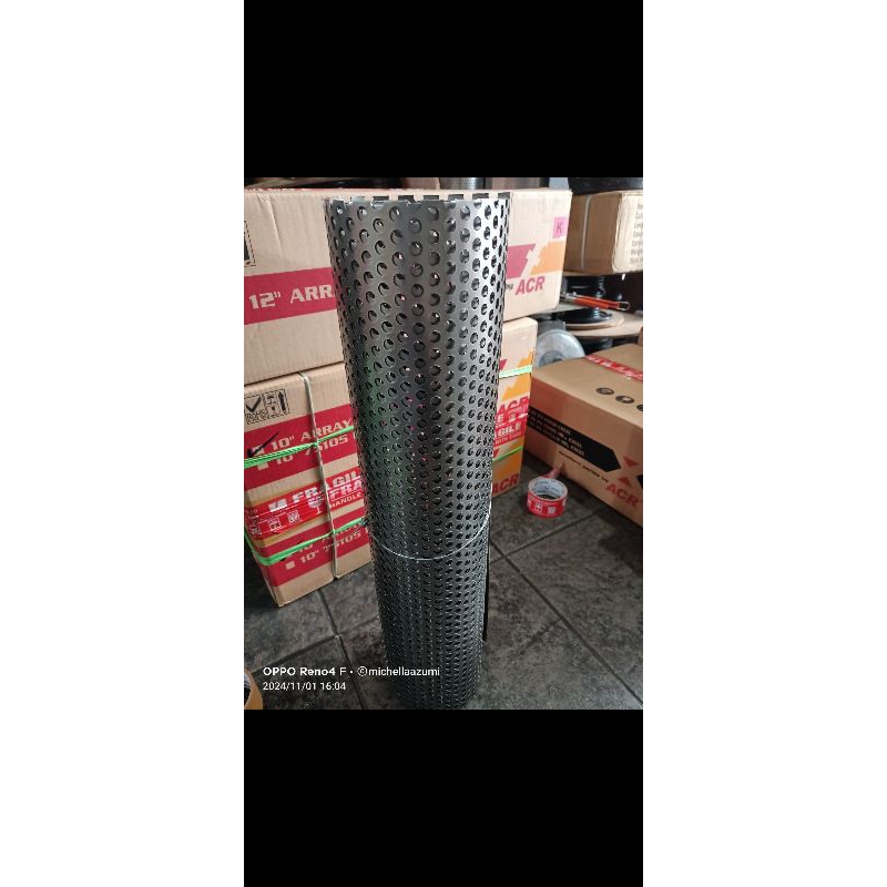 Jual grill tutup box speaker lubang bulat ukuran 60x60 tebal 0.8mm ...