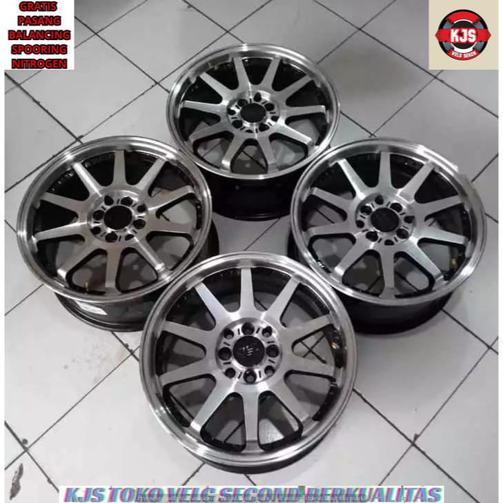 Jual VELG RACING SECOND MODEL HSR GYMKANA RING 16 LEBAR 7 RATA LOBANG BAUT 4X100-4X114,3 COCOK ...
