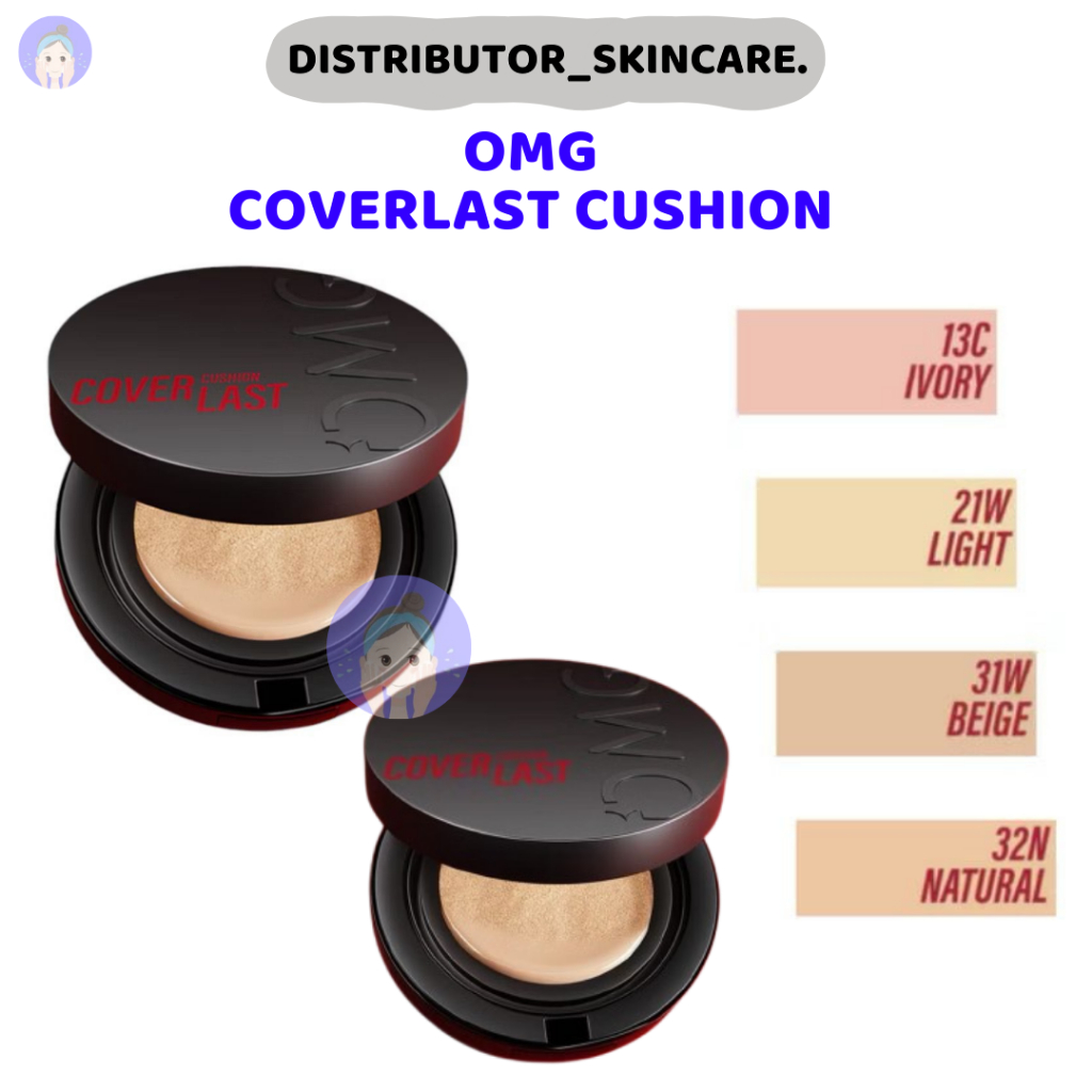 Jual OMG Oh My Glam Coverlast Cushion 15g - Cushion Foundation ...