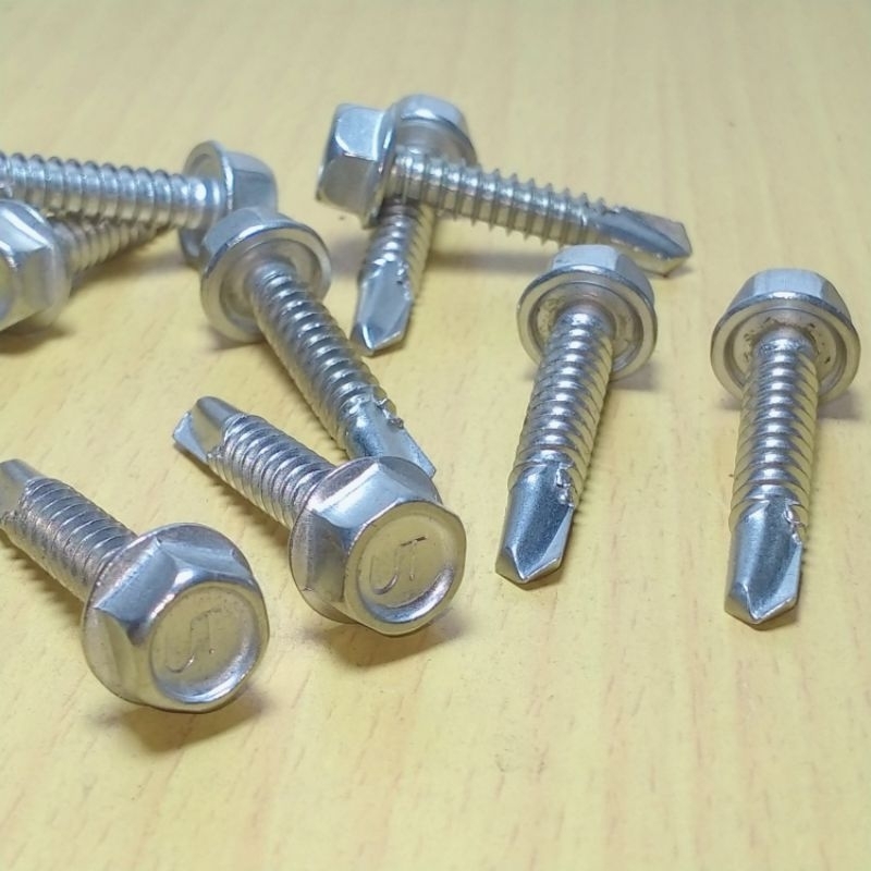 Jual sekrup roofing sds #13x30mm stainless sus 304 ropping stainless ...