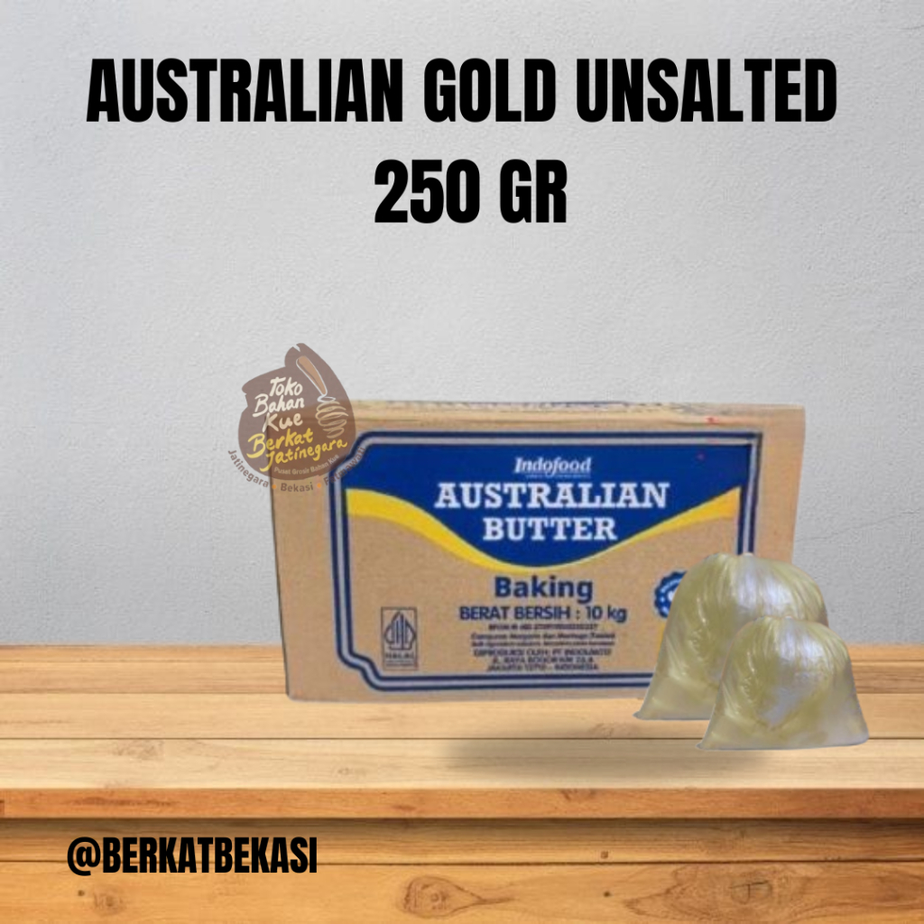 Jual AUSTRALIAN BUTTER GOLD UNSALTED 10 KG / BUTTER AUSTRALIAN UNSALTED ...