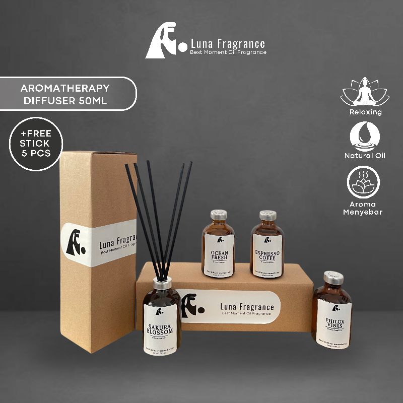 Jual (COD)LUNA - Reed Diffuser Oil by Luna Fragrance Pengharum ruangan ...