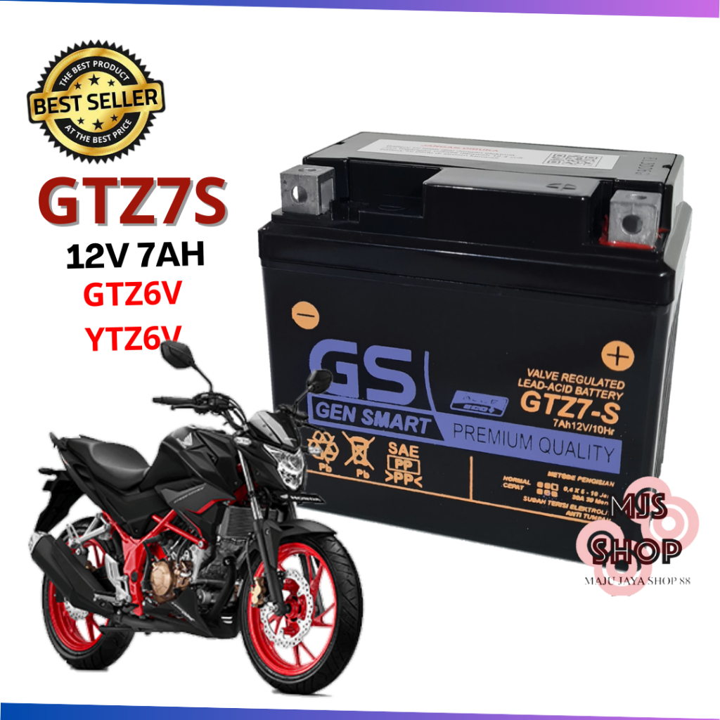 Jual AKI KERING MOTOR HONDA CB 150R CBR 150 SONIC CRF 230 SUPRA GTR GTZ7S YTZ6V GTZ6V GS MF ...