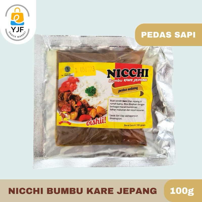 Jual Nicchi Bumbu Kari Jepang Instan Halal No MSG / Kare Jepang Bumbu ...