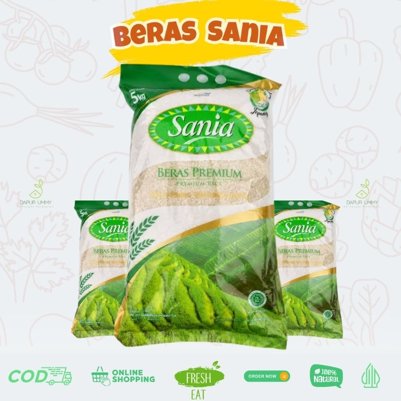 Jual Beras Premium SANIA 5kg | Shopee Indonesia