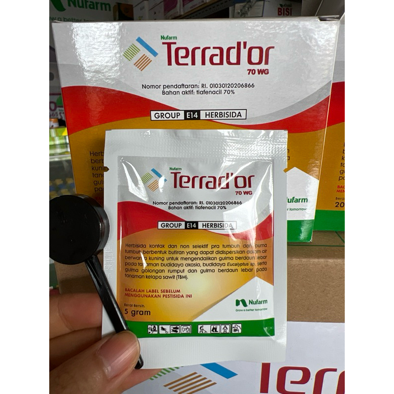 Jual Herbisida TERRADOR TERRAD’OR 70WG isi 5gr Tiafenacil 70% Nufarm ...