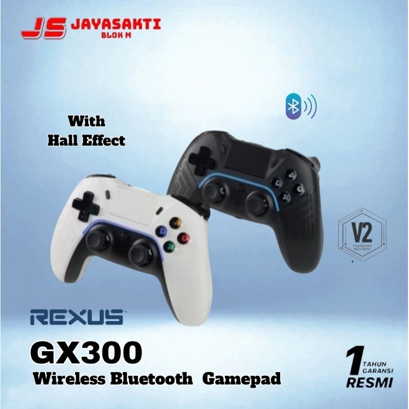 Jual Rexus Gladius Gx300 Gamepad Joystick Bluetooth Dual Mode ...