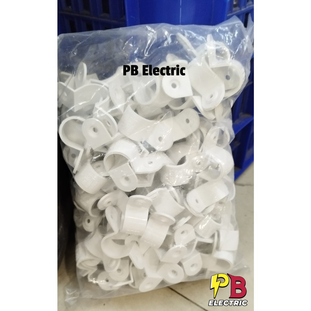Jual Klem Pipa Conduit 20mm Boss Per Pack / Clamp Pipa Listrik 20 mm ...