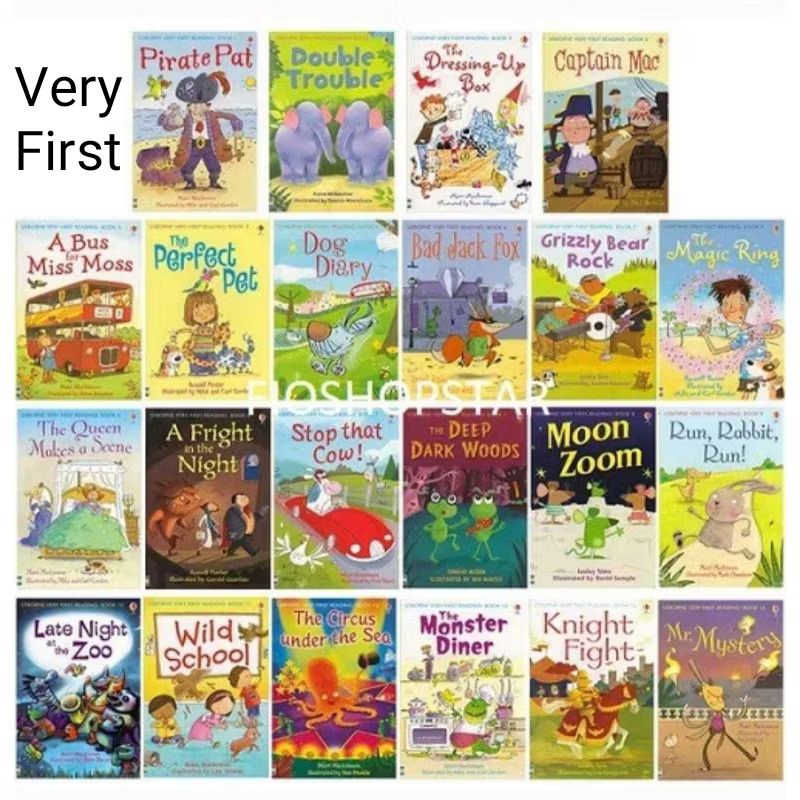 Jual Buku Usborne Very First Reading, Level 1, level 2 Satuan | Shopee ...