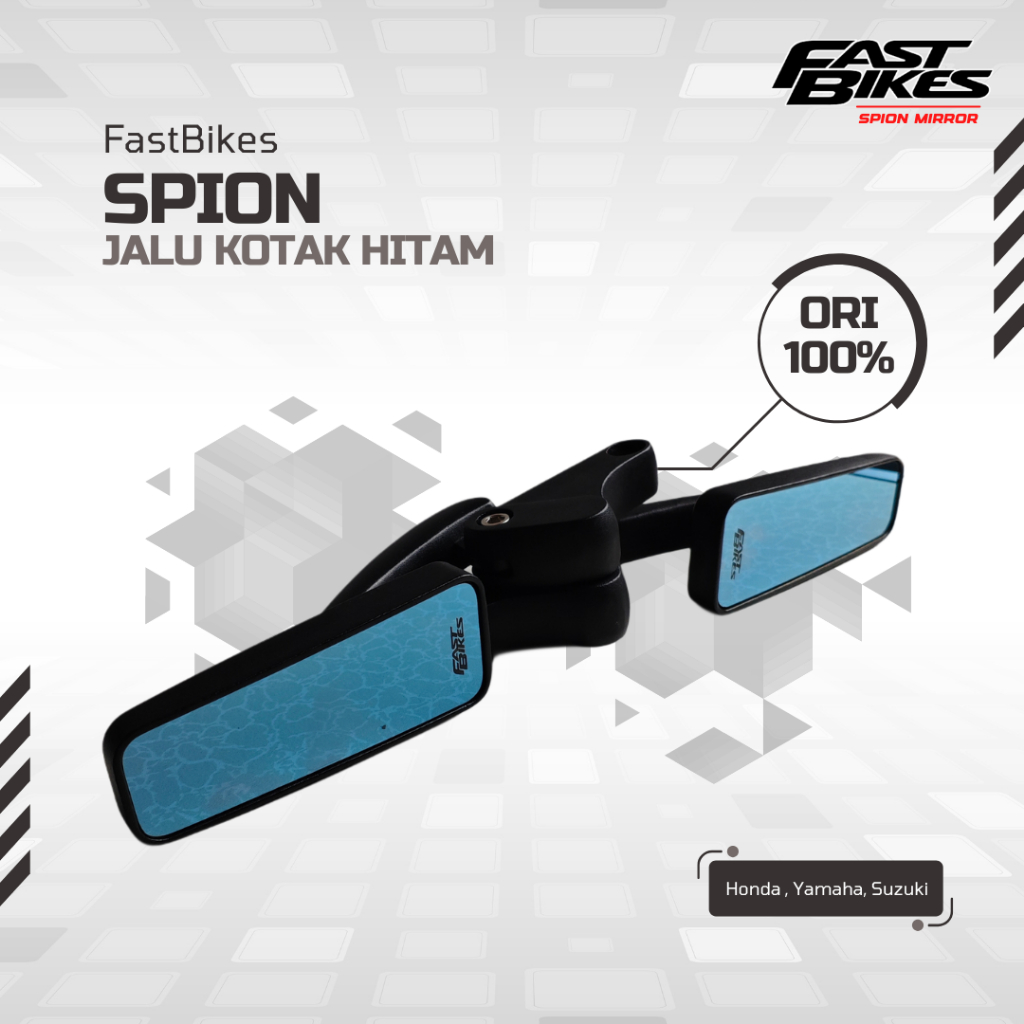 Jual Spion FASTBIKES Model Jalu Kotak Spion Jalu Variasi Universal Beat ...