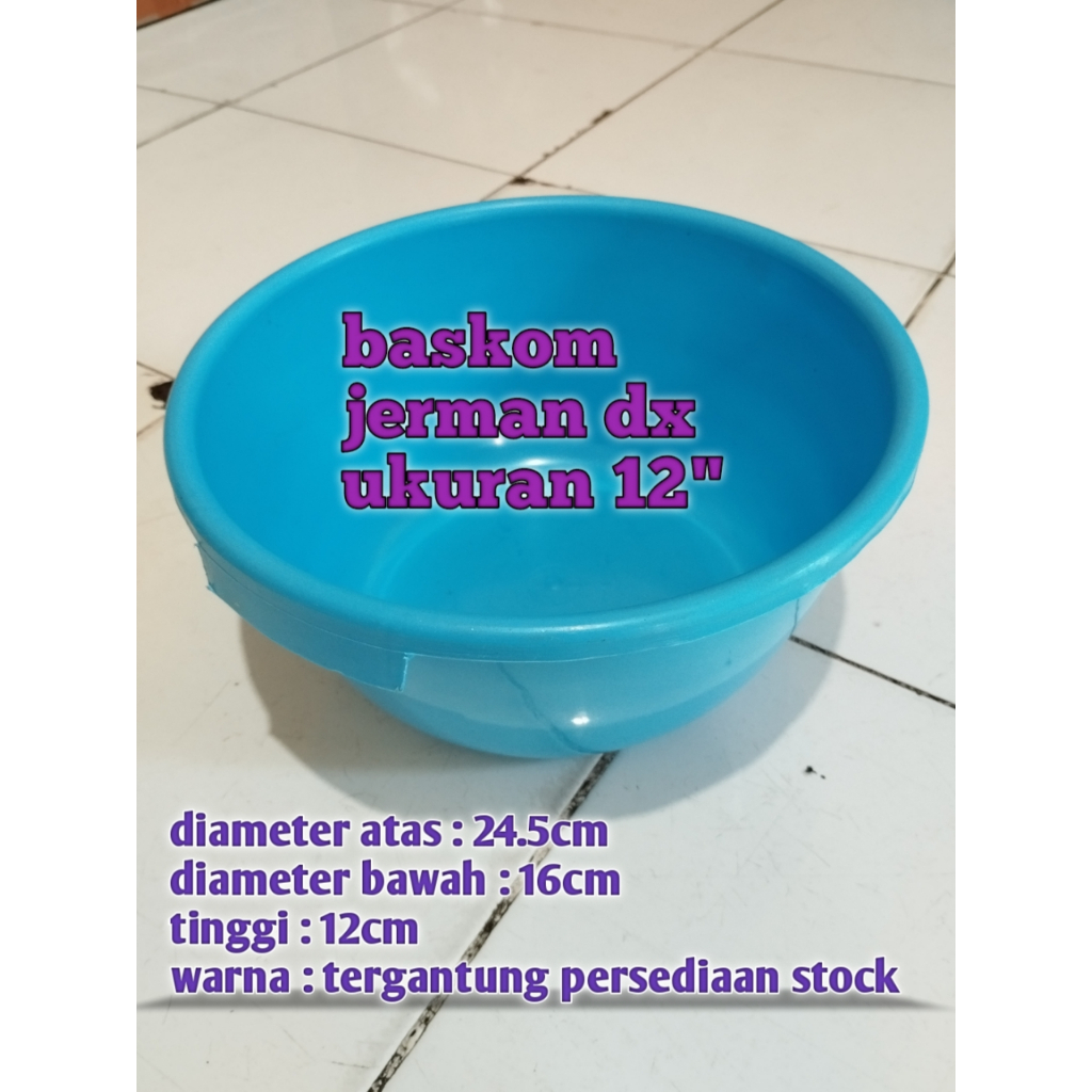Jual Baskom Jerman DX Warna Murah saja Ukuran 12 Inch/Baskom/Tempat ...