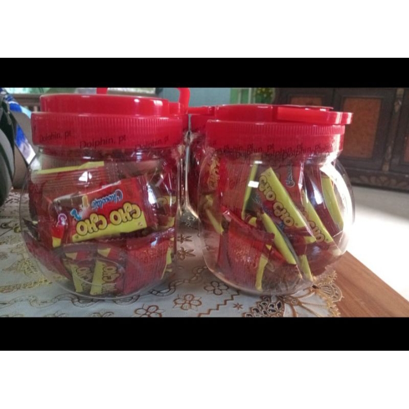 Jual Permen Coklat/ Cho Cho Coklat 123 1 Toples isi 60pcs | Shopee ...
