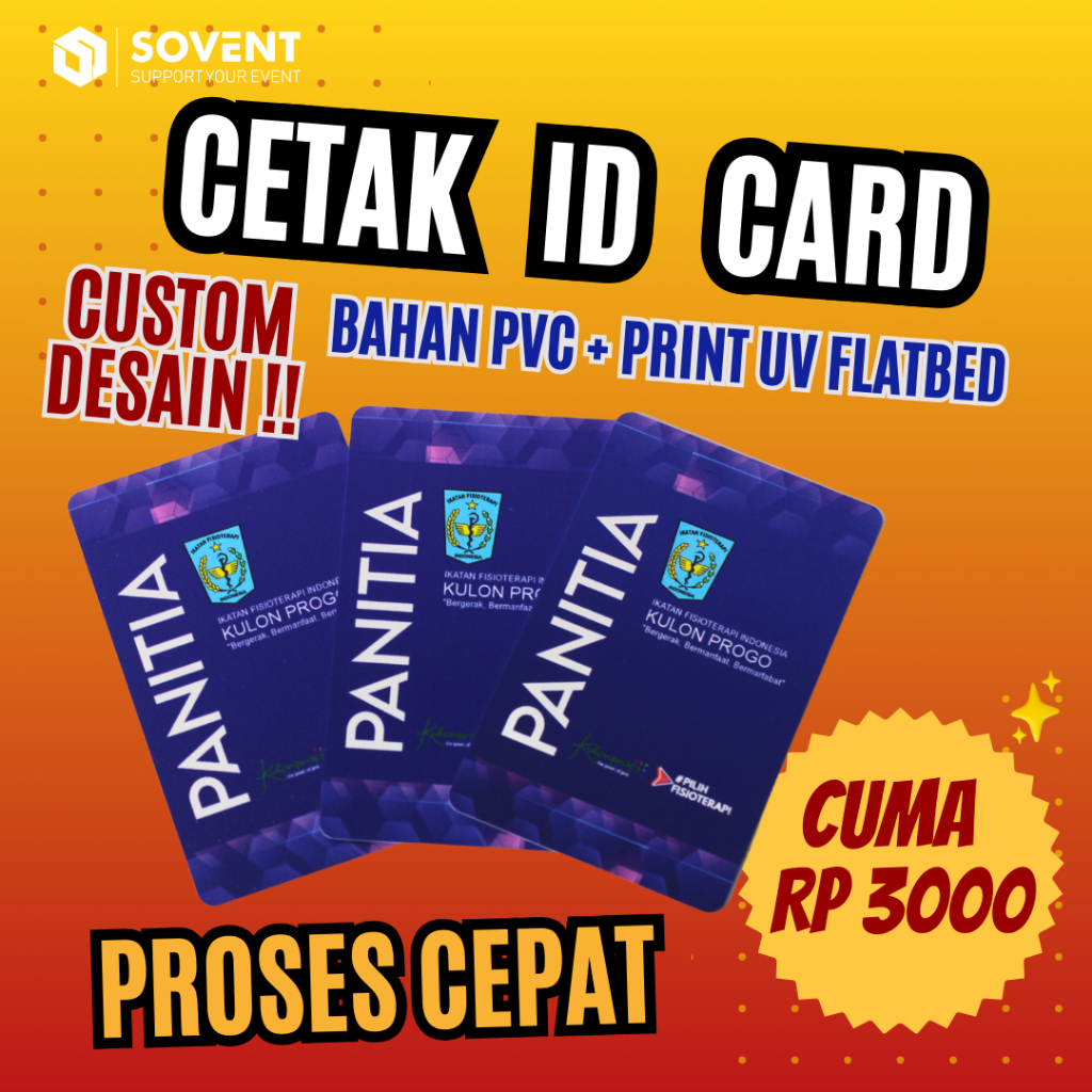 Jual Cetak ID Card PVC Print UV Identitas diri, Cetak Kartu Anggota Pelajar, Cetak Kartu ...