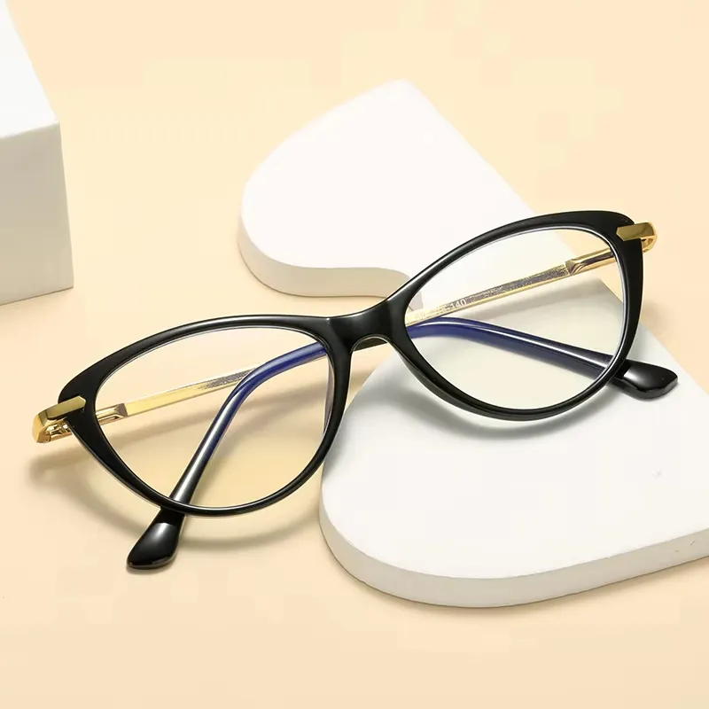 Jual Frame Kacamata 9011 Cat Eye Paket Lensa Antiradiasi Photocromic ...