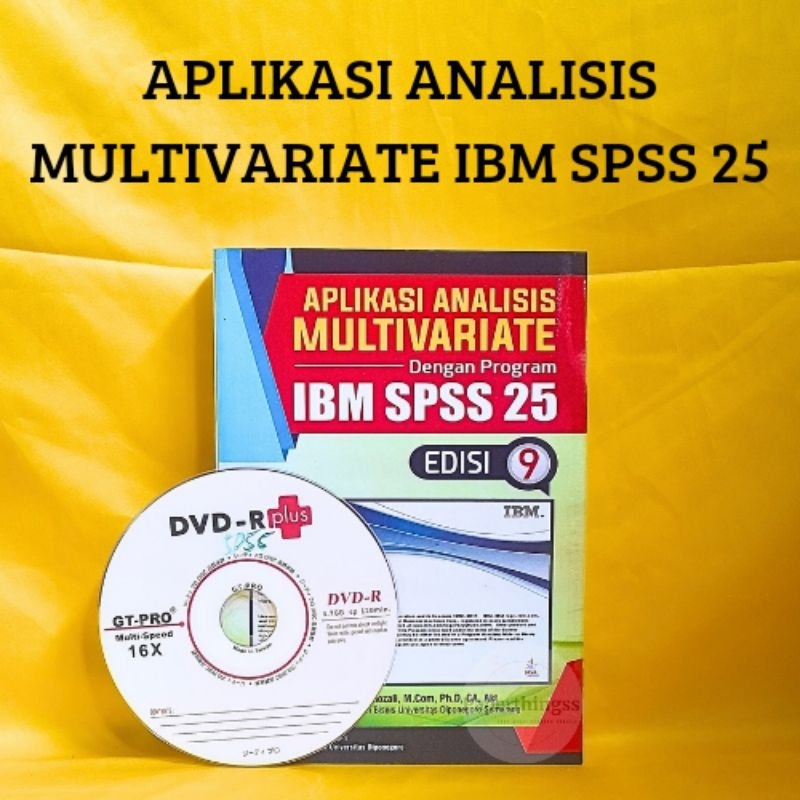 Jual BUKU APLIKASI ANALISIS MULTIVARIATE DENGAN PROGRAM IBM SPSS 25 EDISI 9 + CD TERLARIS ...
