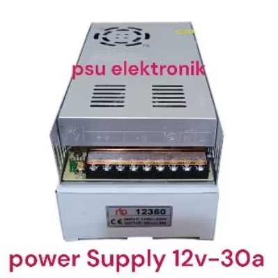 Jual Adaptor Power Supply 12v 30a PSU Jaring CCTV LED AC 110 DC 220 to ...