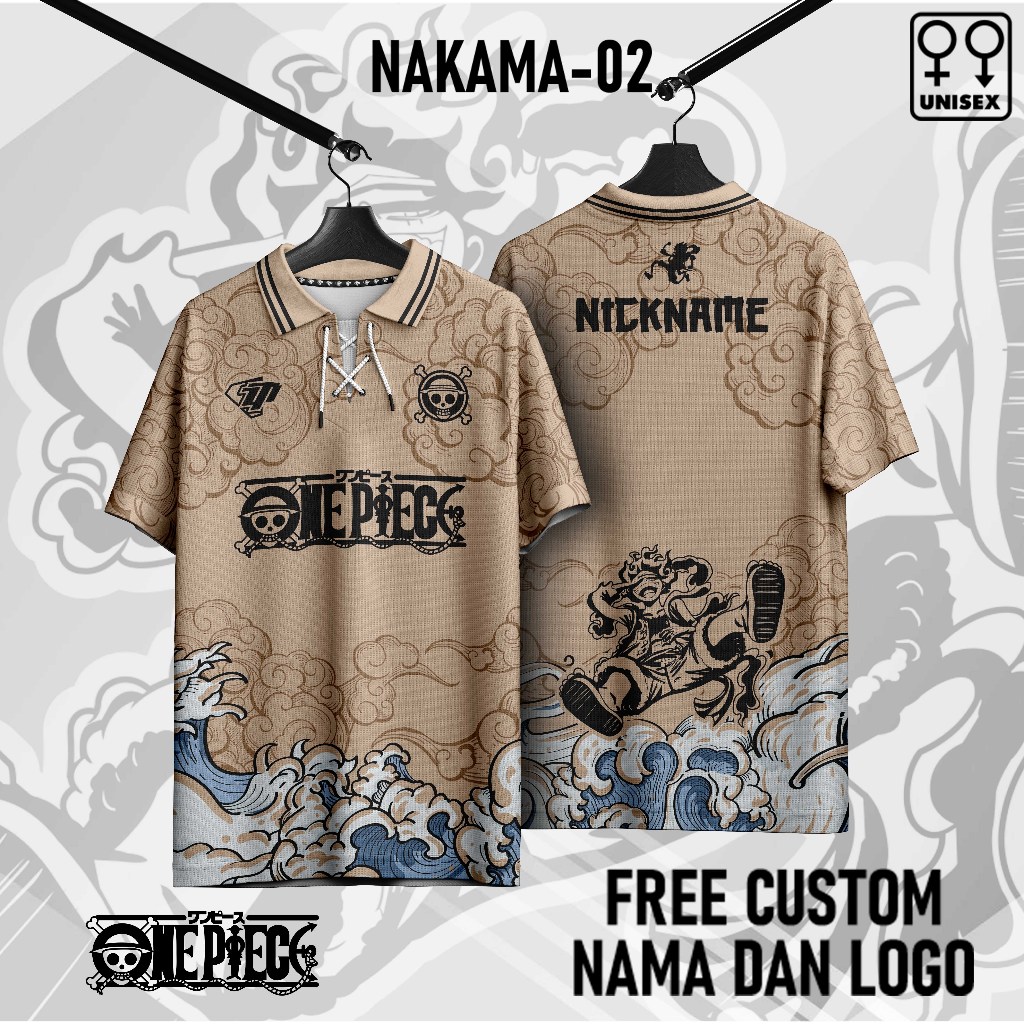 Jual jersey retro one piece jersey tali retro kaos one piece jersey ...
