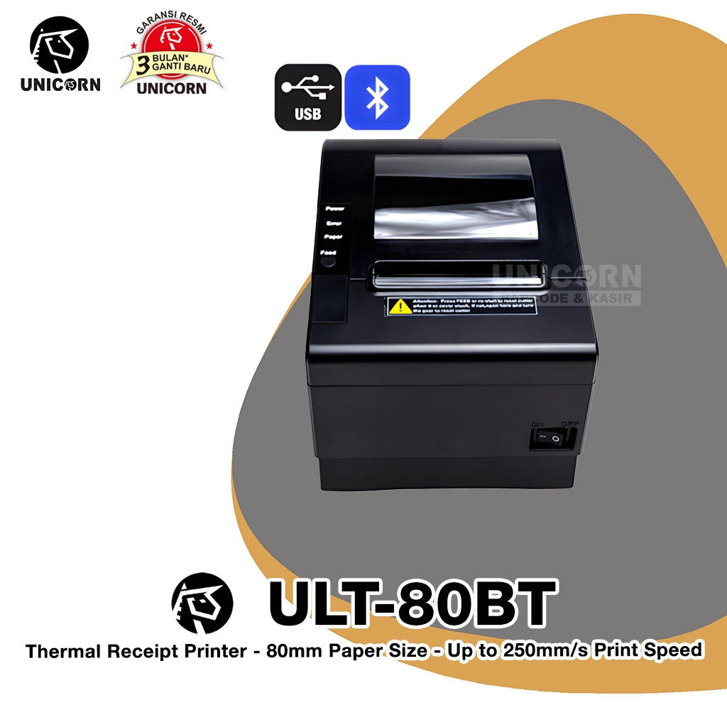 Jual Printer Kasir Thermal Bluetooth USB 80mm RPP02N - Unicorn ULT80BT ...