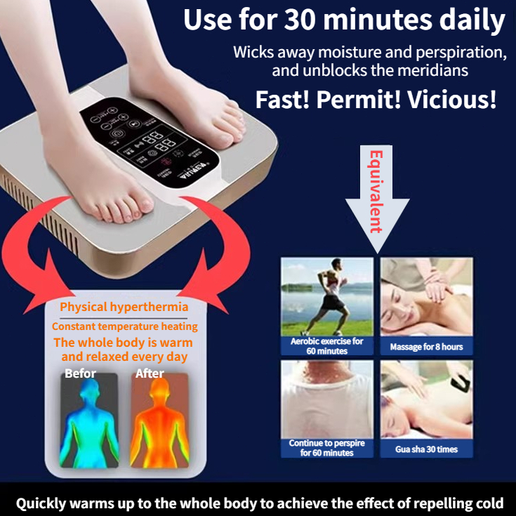 Jual Electromagnetic Foot Health Physiotherapy Apparatus Terahertz Foot ...