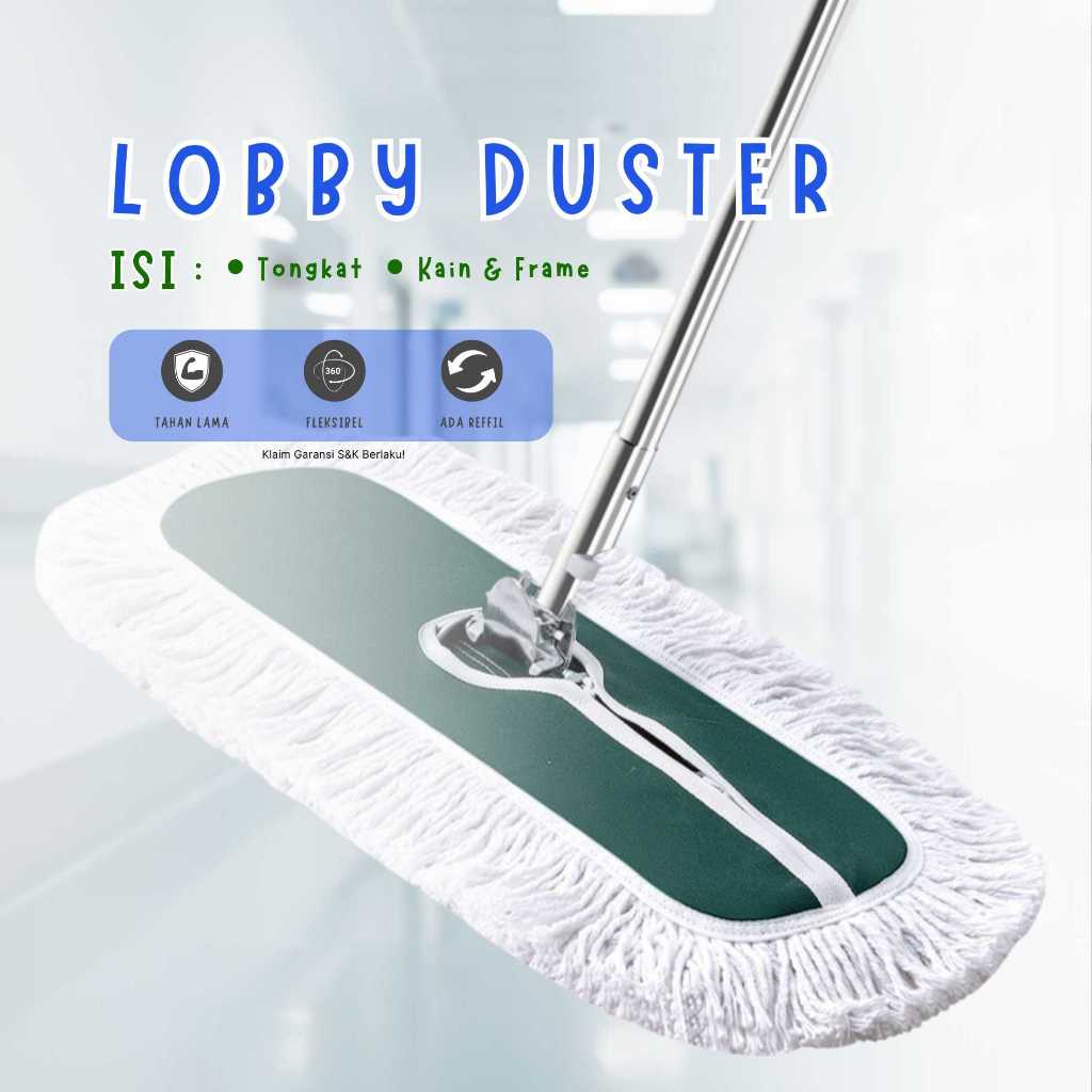 Jual Alat Pel Alat Pel 60-110CM Lobby Duster Floor Mop Pembersih Lantai ...