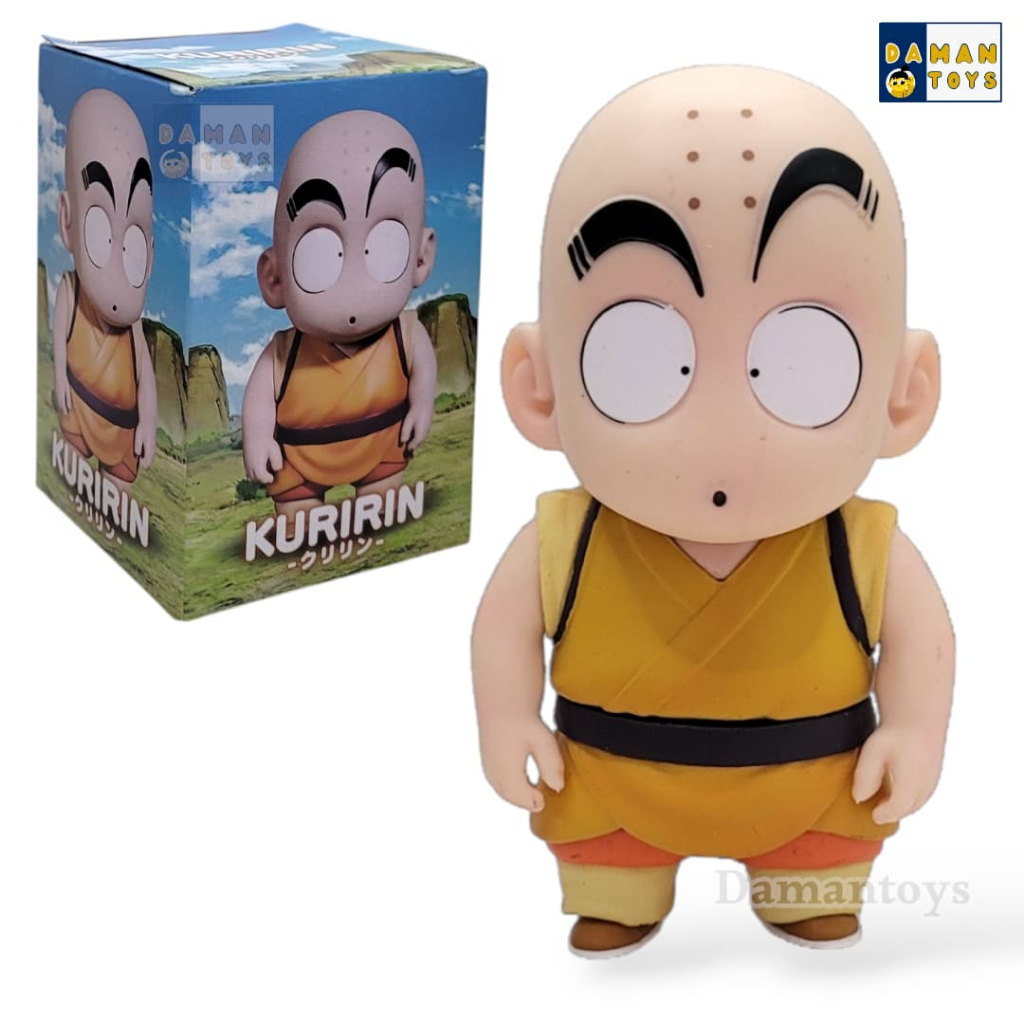 Jual Figure Dragon Ball Z Krillin Son Goku Chibi Q Version | Shopee ...