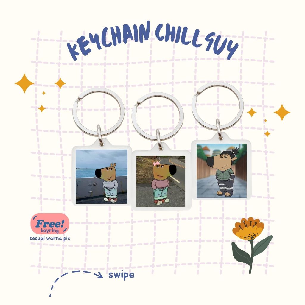 Jual KEYCHAIN CHILL GUY | Shopee Indonesia
