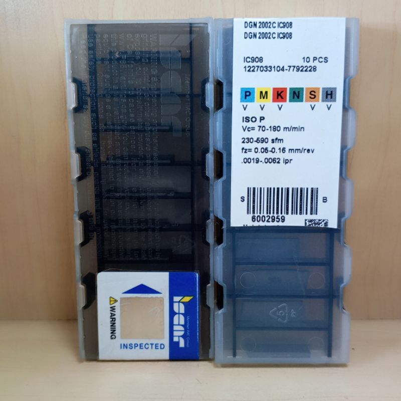 Jual Insert Potong Groving DGN 2002C IC908 Original ISCAR Baru DGN 2mm ...