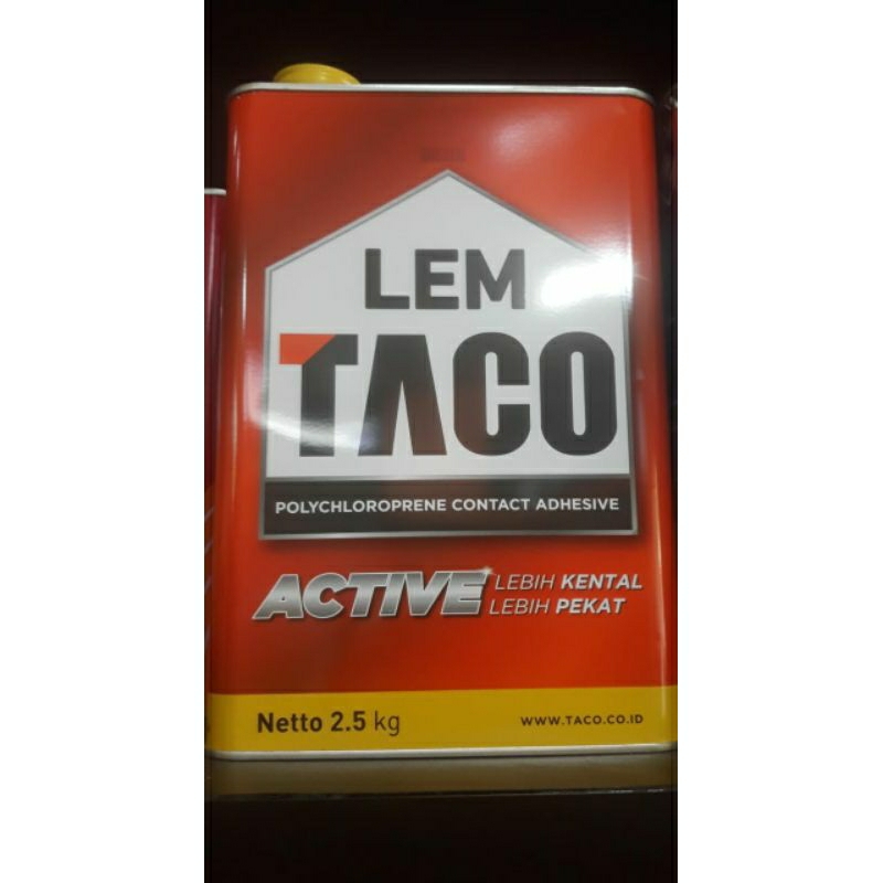 Jual LEM HPL MERK TACO 2.5KG LEM SERBAGUNA | Shopee Indonesia