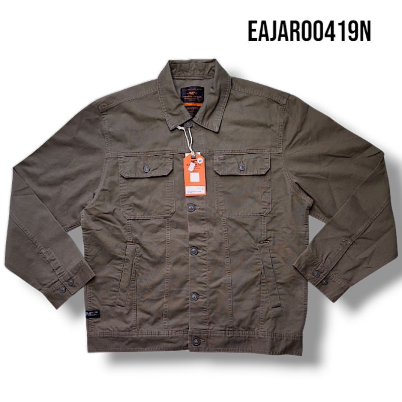 Jual CARDINAL Men Cotton Style Jacket Work Multi Pocket Jaket Pria Big ...