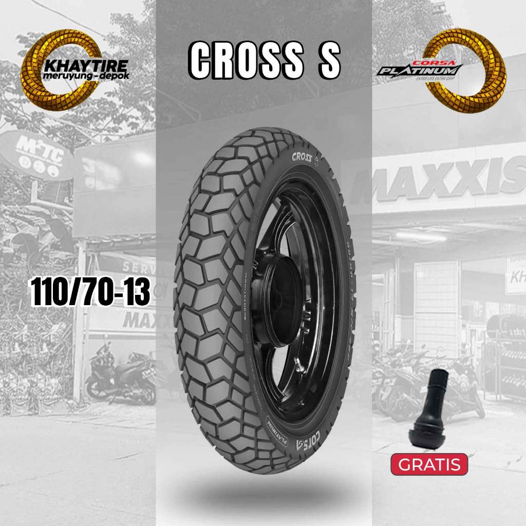 Jual Ban Motor Touring YAMAHA NMAX CORSA CROSS S PLATINUM 110/70 Ring ...