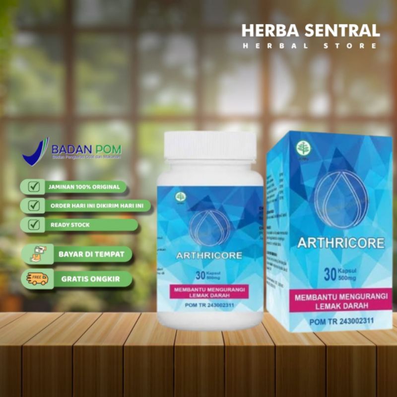 Jual Arthricore Asli Original Obat Herbal Hipertensi Stroke &Kolesterol ...