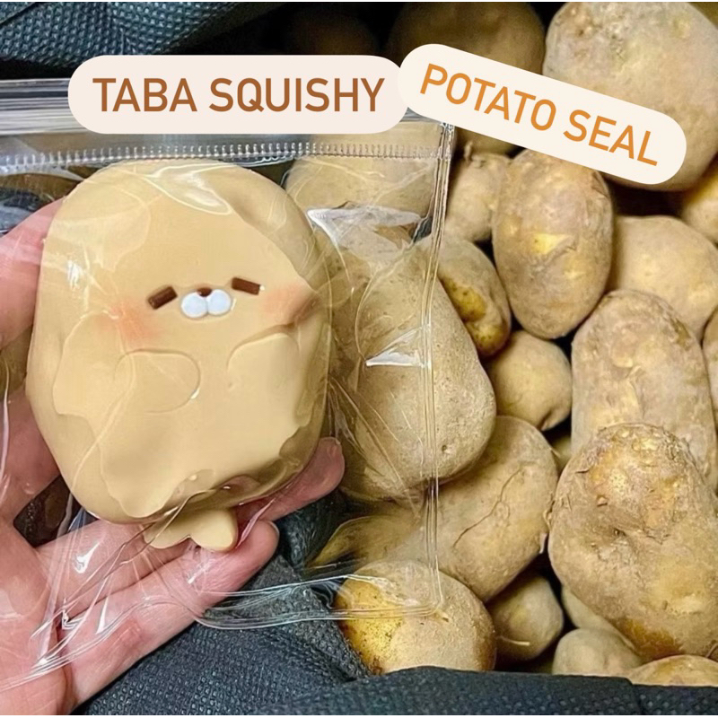 Jual TABA SQUISHY POTATO SEAL mainan pencet stress relief skuisi ...