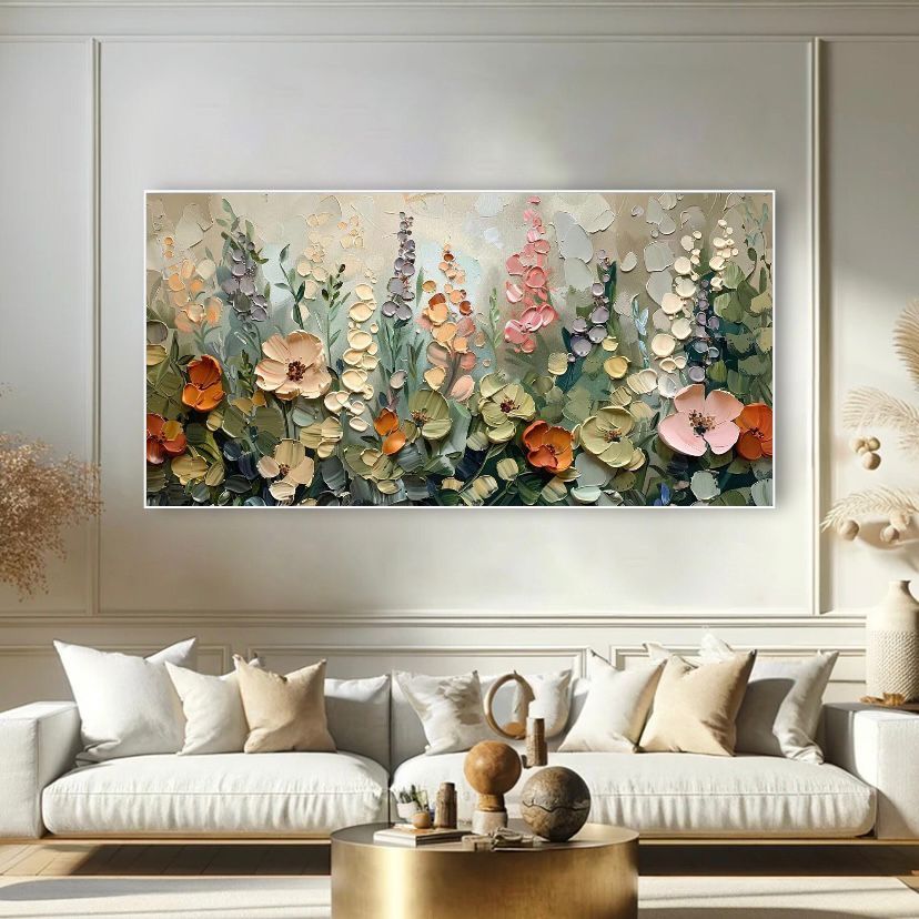Jual Lukisan Bunga Texture (Handmade) | Shopee Indonesia