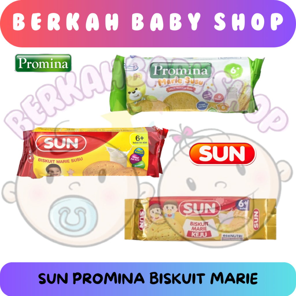 Jual SUN || PROMINA Biskuit Marie Susu 6m+ | Shopee Indonesia