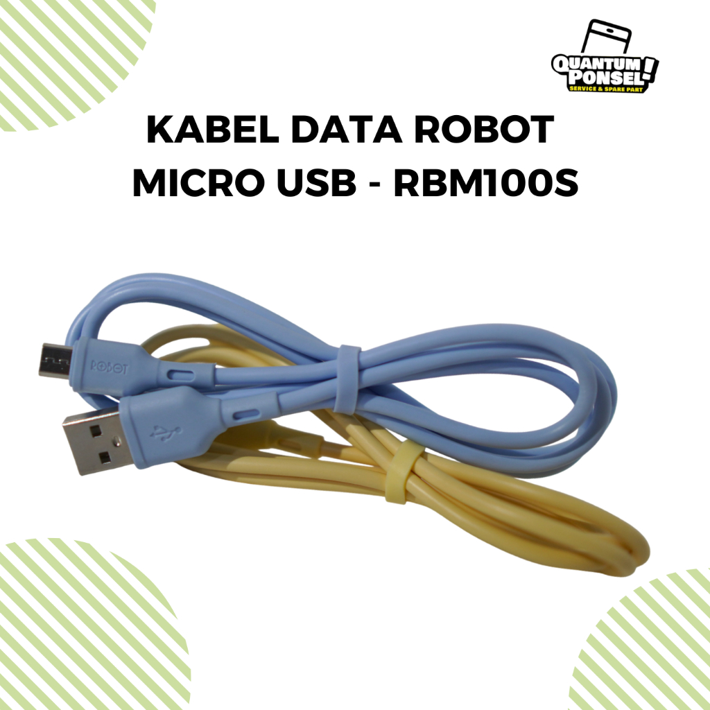 Jual ROBOT RBM100S KABEL DATA ROBOT TOPLES RBM100S Micro usb 2.4A Isi 20pcs 100CM - RBM100 II ...