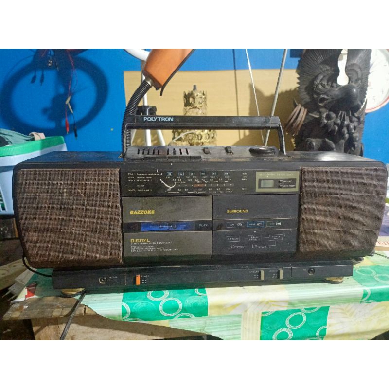 Jual radio tape polytron bazzoke jadul lawas | Shopee Indonesia